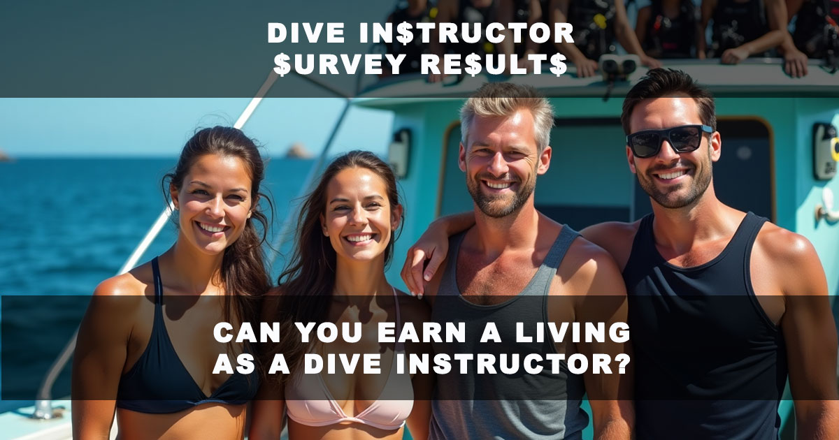 Survey Results: Benchmarking Scuba Diving Instructors Revenues & Pay (2nd edition) - Business of ...