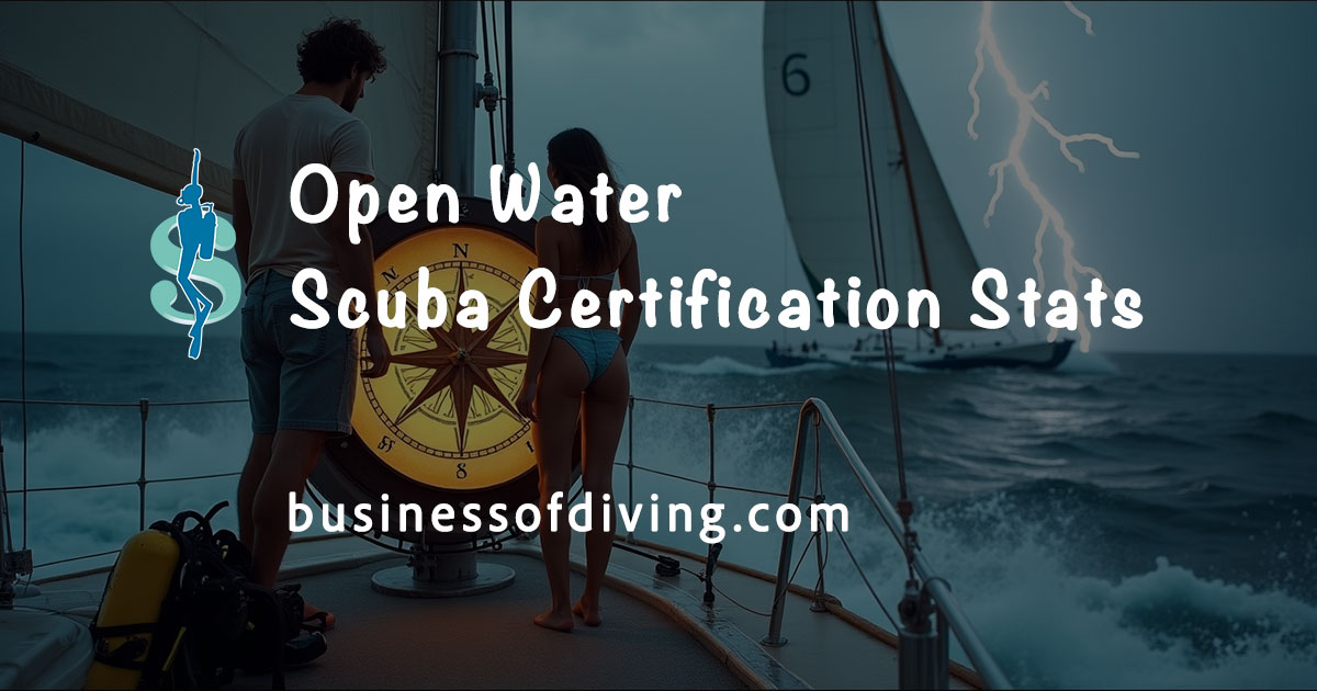 Open Water Scuba Diving Certification Numbers & U.S. Market Statistics ...